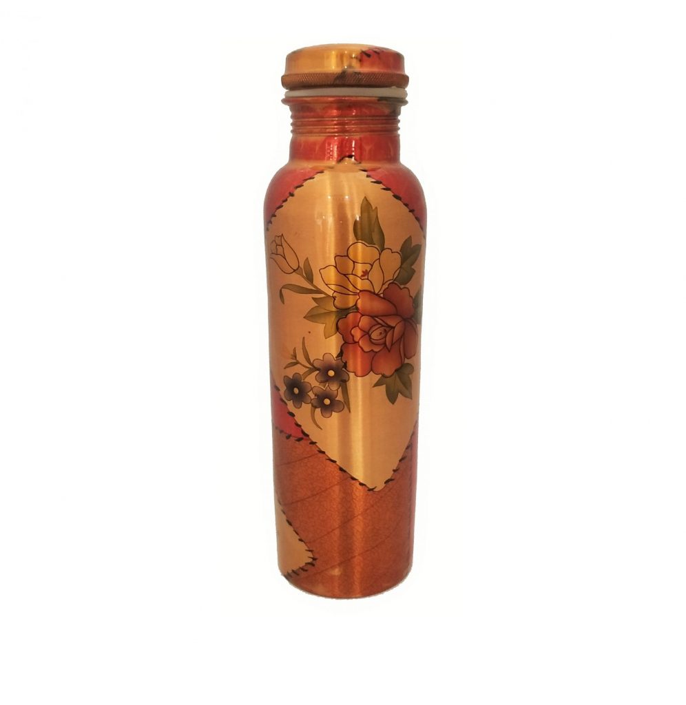 Copper (Tamba) Water Bottle | Printed-C - JANAK - KTP